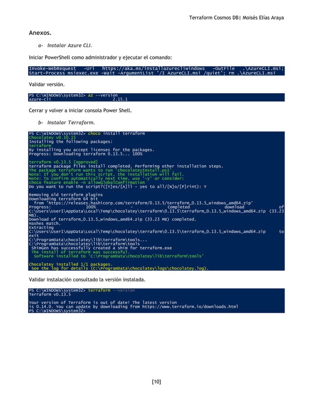 Terraform Cosmos DB | PDF