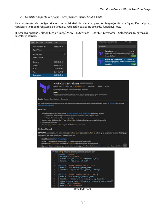 Terraform Cosmos DB | PDF