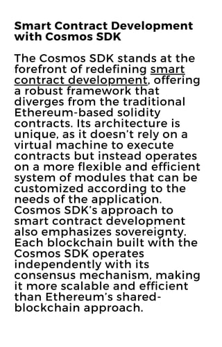 Cosmos SDK for Smart Contract Development Building Next-Gen DApps.pdf