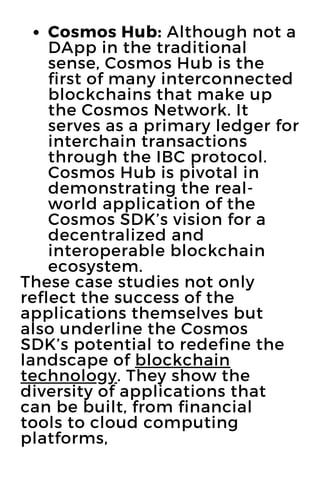 Cosmos SDK for Smart Contract Development Building Next-Gen DApps.pdf