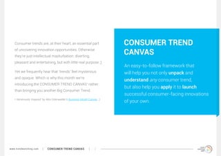 Cosnumer trend canvas prezentation | PDF