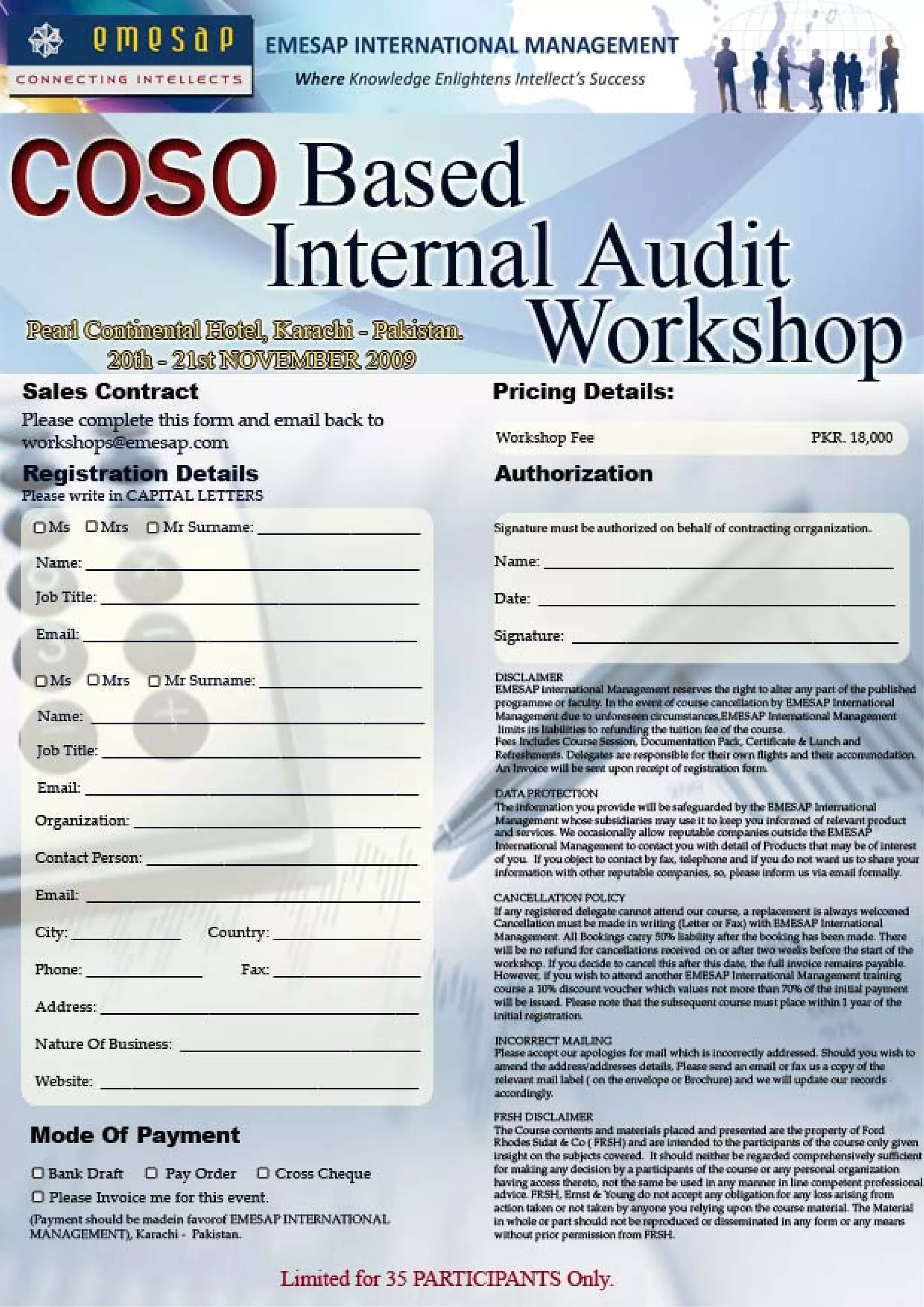 Coso Based Internal Audit Controls | PDF