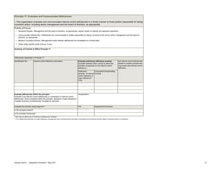 Illustrative Tools for Assessing Effectiveness of a System of Internal ...