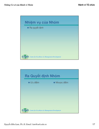 Co so cua hanh vi nhom | PDF