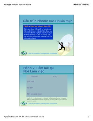 Co so cua hanh vi nhom | PDF