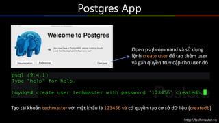 Cơ sở dữ liệu postgres | PPTX