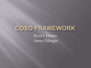 Coso framework | PPTX