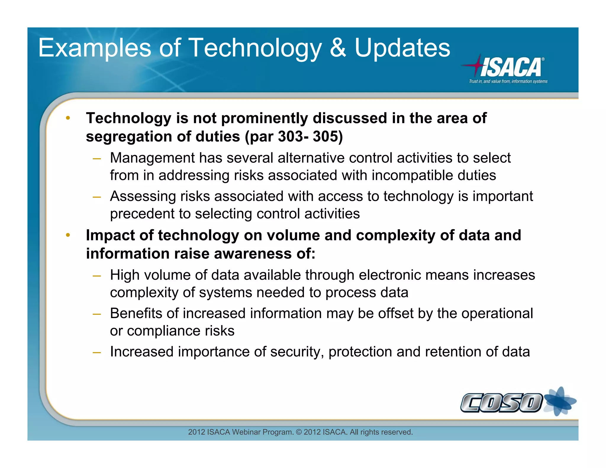 Coso Internal Control Integrated Framework | PDF