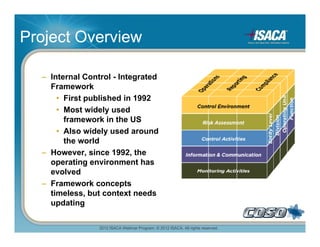 Coso Internal Control Integrated Framework | PDF