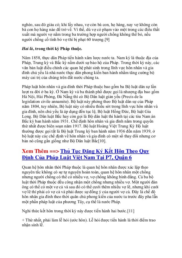 Cơ sở lý luận về thủ tục và pháp luật Việt nam về đăng ký kết hôn | PDF