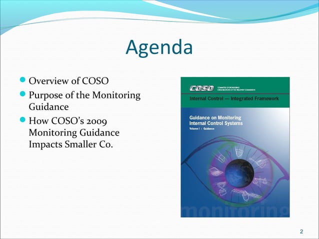 Coso Monitoring - Templates | PPT