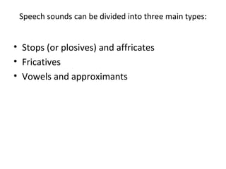 Cosonants 1 lecture 3 | PPT