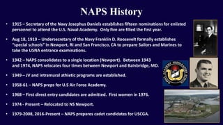 NAPS Virtual Open House brief - 9 July 2020 | PPT