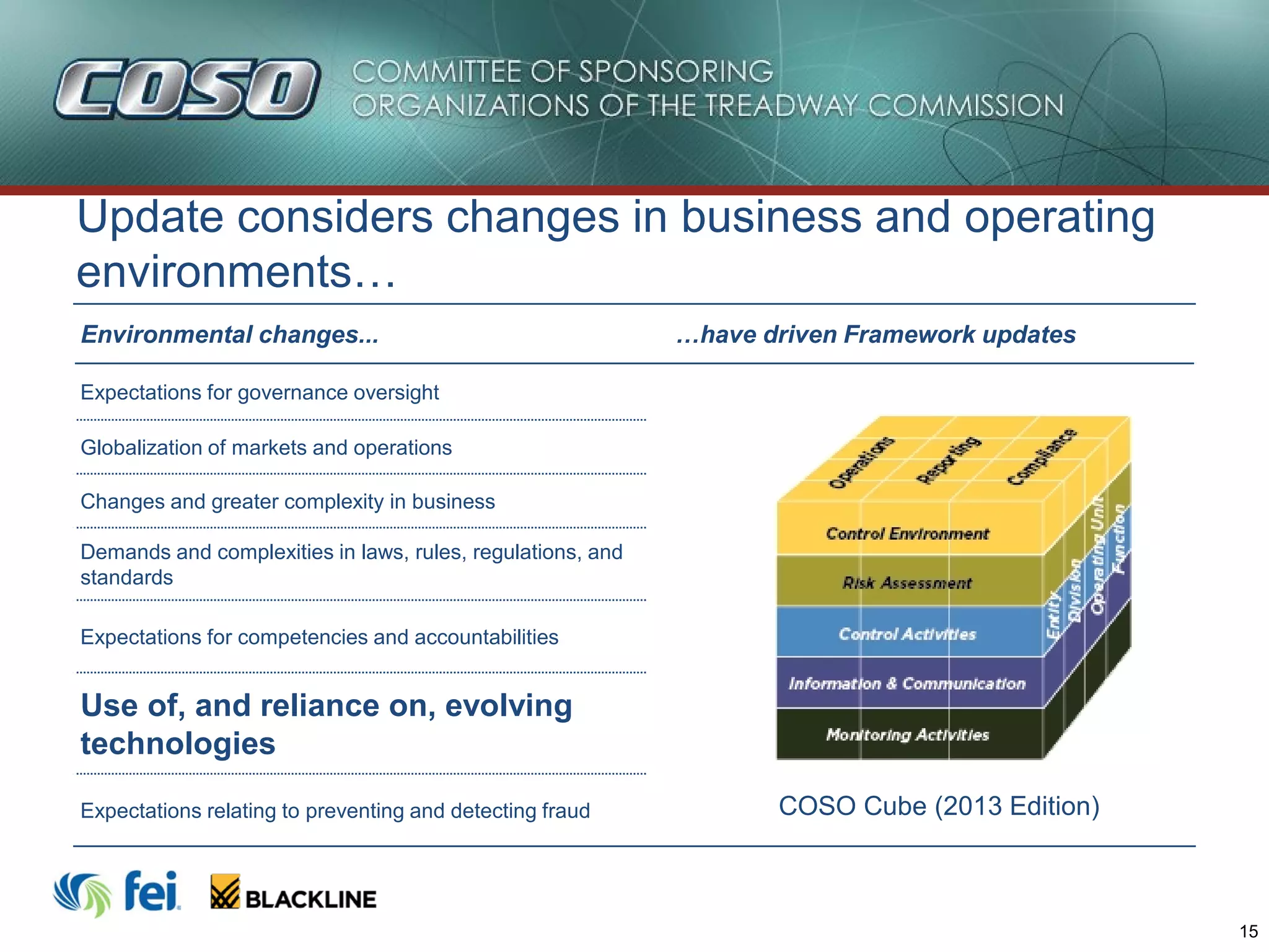Are You Ready? Implementing COSO's Updated Internal Controls Framework ...