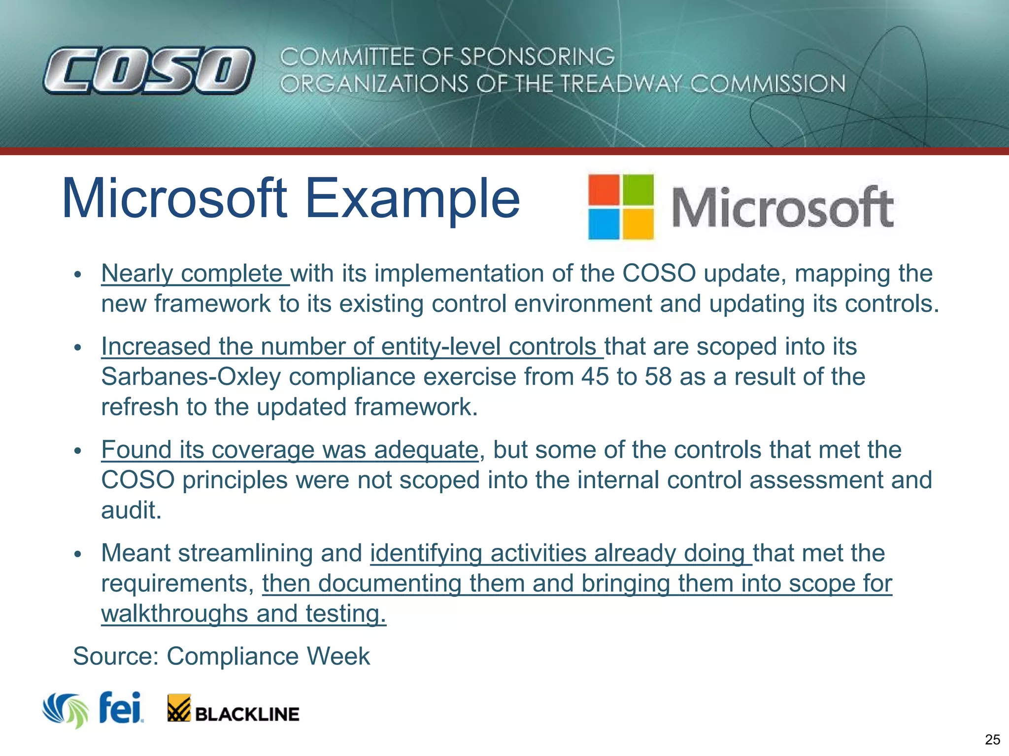 Are You Ready? Implementing COSO's Updated Internal Controls Framework | PDF | Business ...