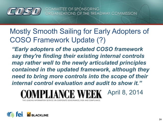 Are You Ready? Implementing COSO's Updated Internal Controls Framework | PDF | Business ...