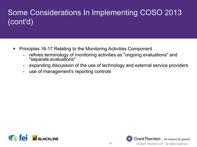Are You Ready? Implementing COSO's Updated Internal Controls Framework | PDF | Business ...