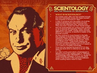 Scientology & Freedom of Information | PPT | Christianity | Religion ...