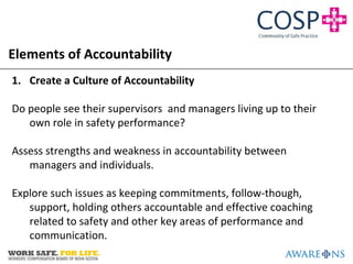 COSP Safety Accountability | PPT