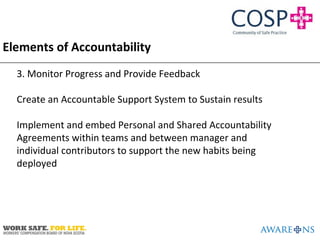COSP Safety Accountability | PPT