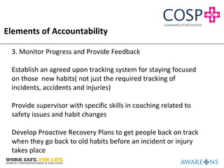 COSP Safety Accountability | PPT