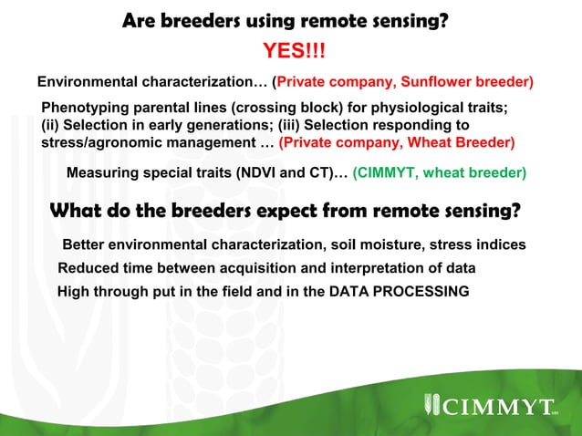 Approaches and needs of remote sensing in phenotyping for plant ...
