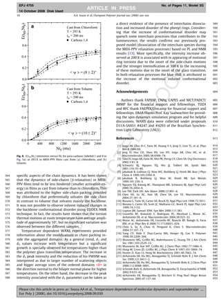 European Polymer Journal | PDF | Chemistry | Science