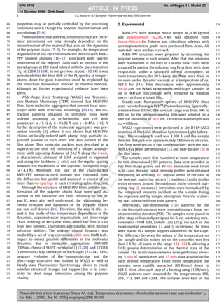 European Polymer Journal | PDF | Chemistry | Science