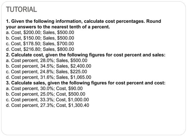 Food and Beverage Cost Control | PPT | Business Accounting & Finance ...