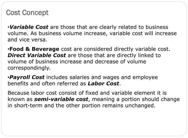 Food and Beverage Cost Control | PPT | Business Accounting & Finance ...