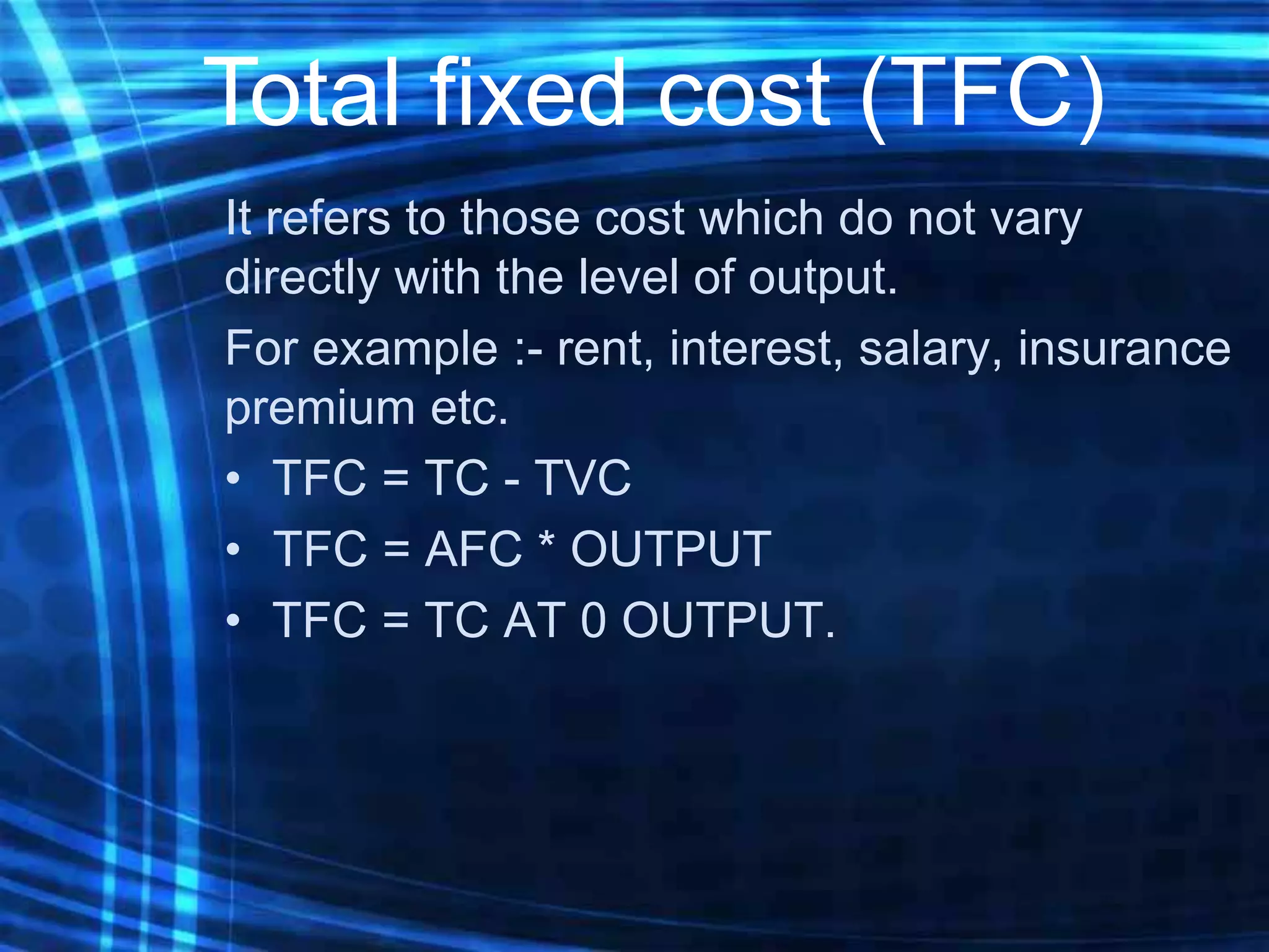 ECONOMICS COST CONCEPT | PPTX