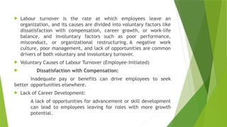 COST ACCOUNTING - LABOUR TURNOVER THEORY | PPTX