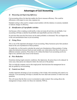 Cost accounting-ppt | PPT | Business Accounting & Finance | Business