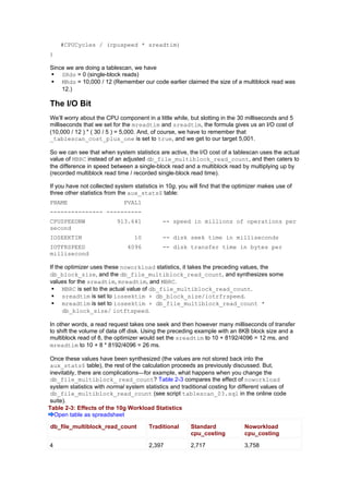 Cost Based Oracle Fundamentals | DOC