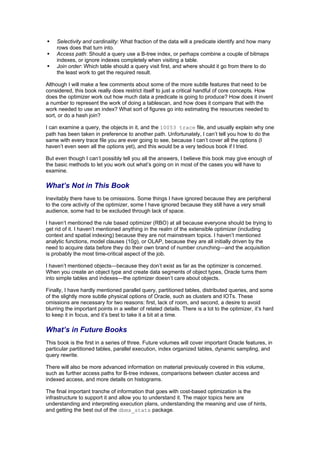 Cost Based Oracle Fundamentals | DOC