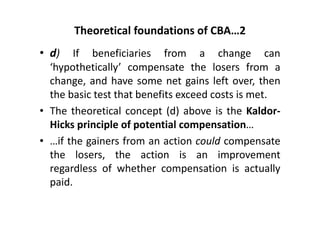 Cost benefit analysis | PPT