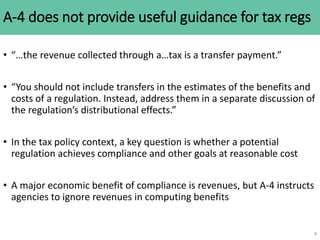 Cost benefit analysis-tax-regs-aug-6 | PPT