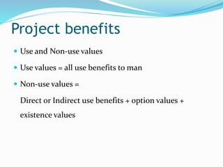 Cost benefit analysis (environmental impact assessment) | PPTX