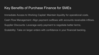 SME Success with Purchase Finance - Real Stories | PPT