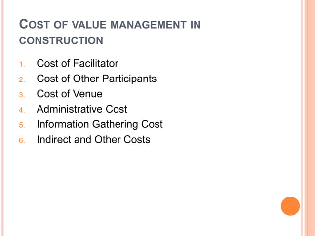 Cost control slide share | PPT