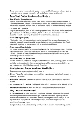 Cost-Effective Double Membrane Gas Holders for Renewable Energy Solutions.docx