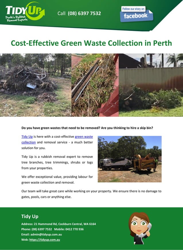 Cost effective green waste collection in perth | PDF