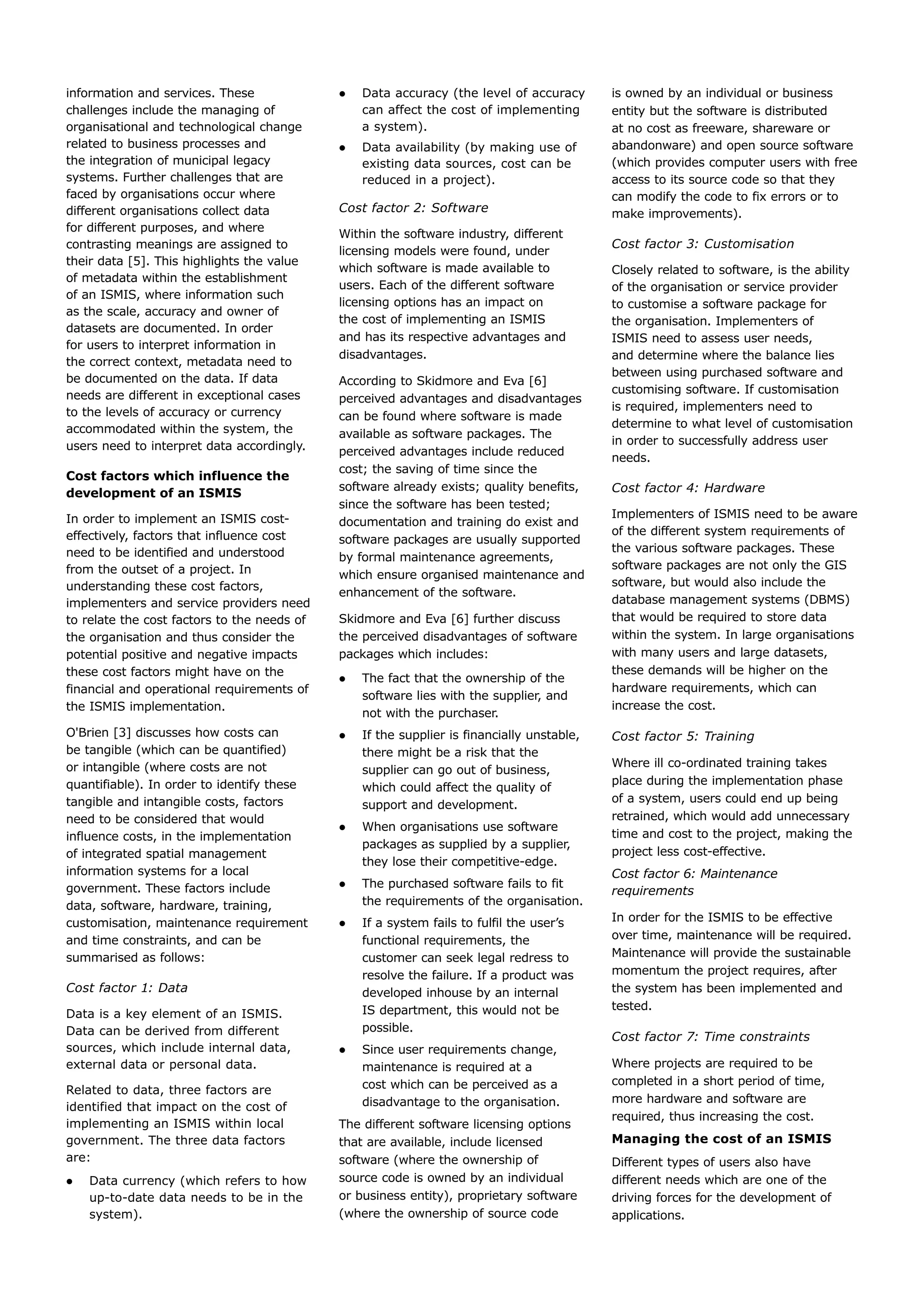 Cost-effective GIS | PDF Cost-effective GIS | PDF