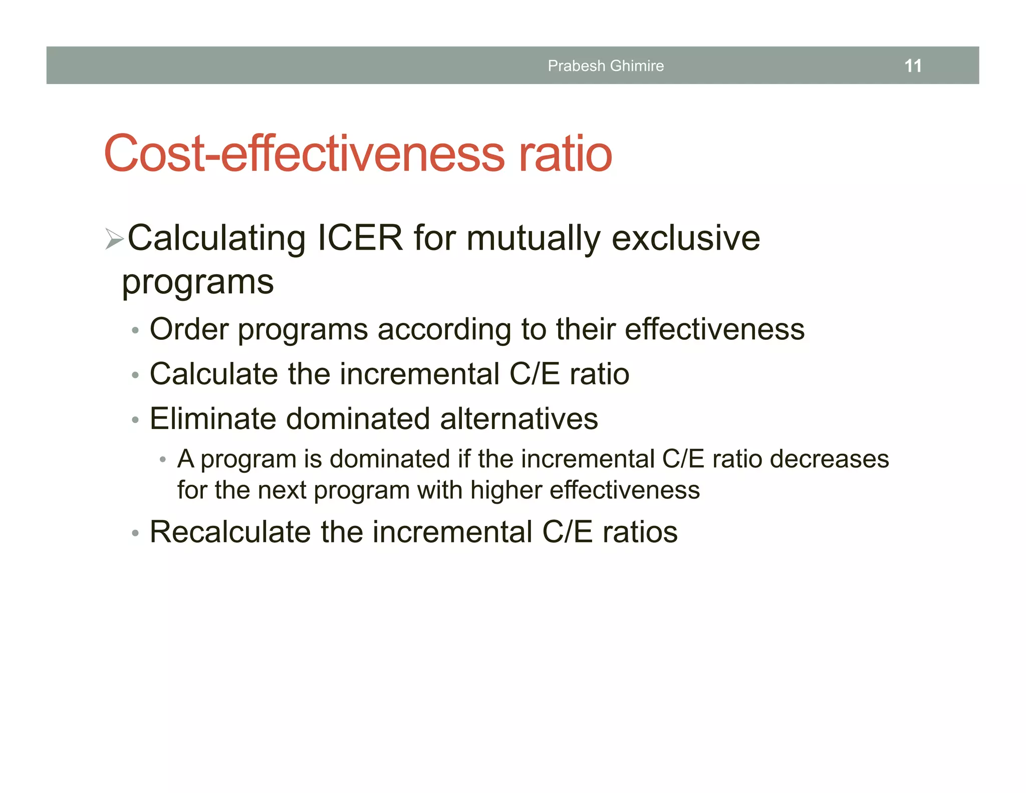 Cost Effectiveness Analysis in Health Care | PDF
