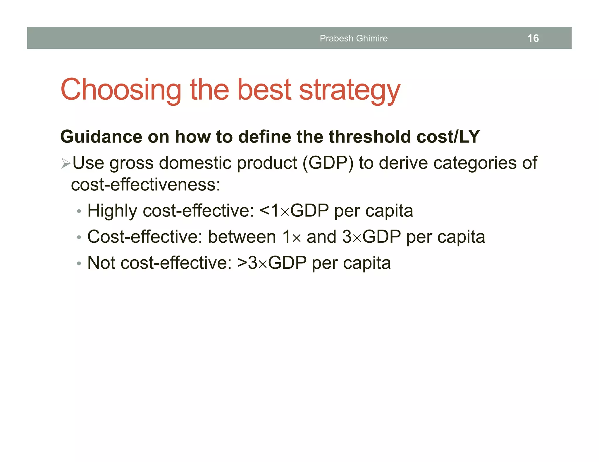 Cost Effectiveness Analysis in Health Care | PDF