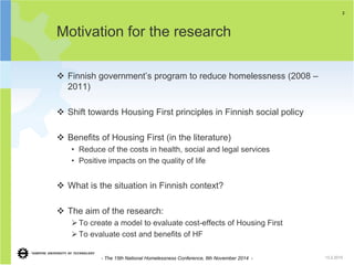 Cost effectiveness of housing first | PDF