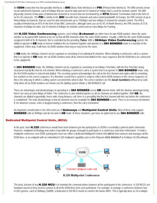 Cost Efficient H.320 Video Conferencing over ISDN including ... | PDF