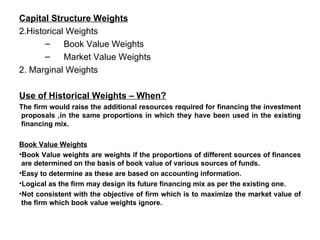 Cost Of Capital | PPT