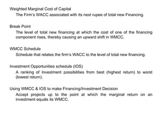 Cost Of Capital | PPT