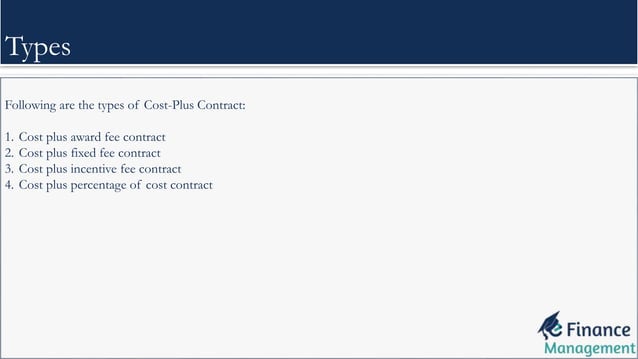 Cost Plus Contract | PPTX